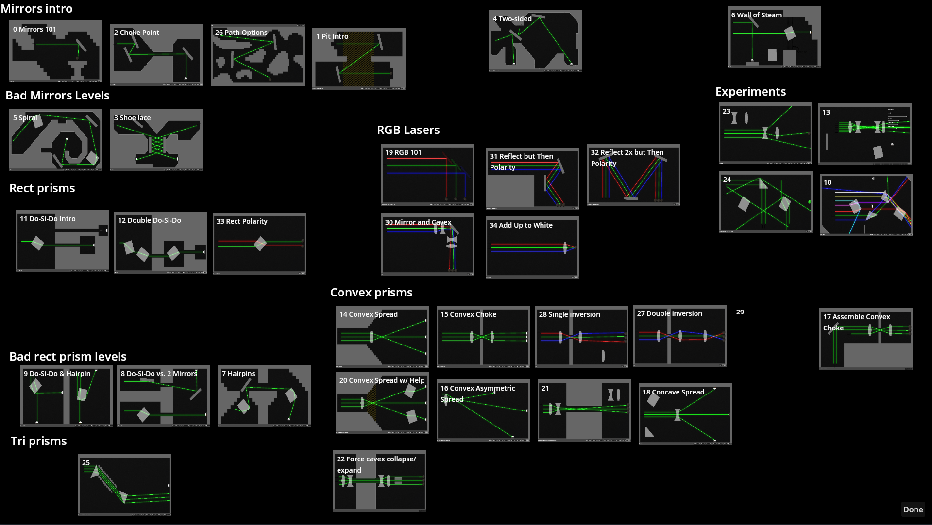 More and More Laser Puzzles · Niel McLaren